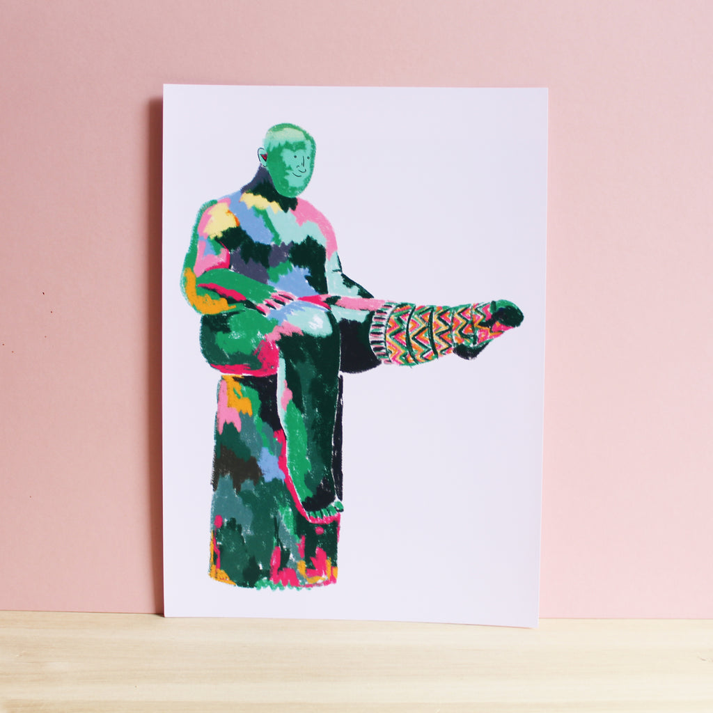 Mia Creative Design Loughborough The Sockman Print Sock Man University ...